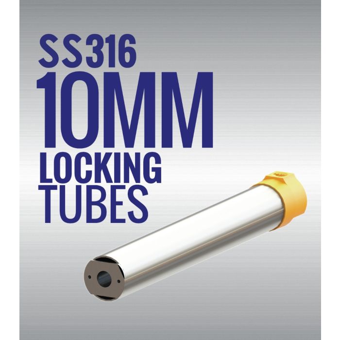 10mm Stainless Steel 316 Metal Safety Locking Tube | Metrol